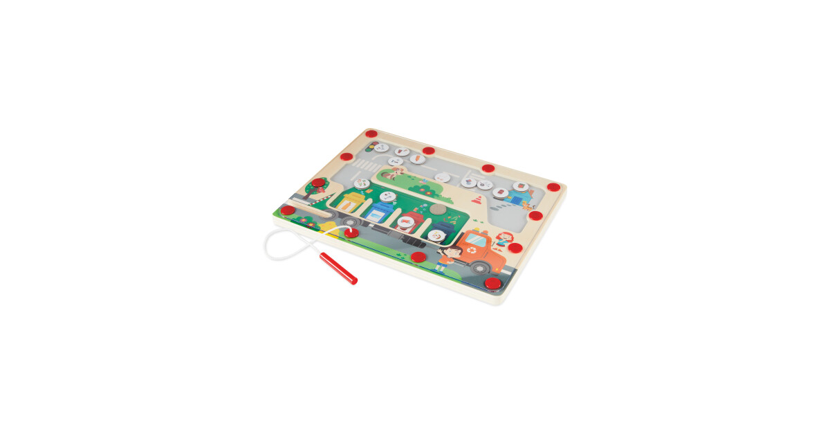 Wooden Magnetic Recycling Game Aldi Uk